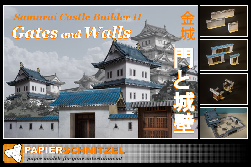 Samurai Castle Builder: Gates and Walls - Papierschnitzel | ASIA ...