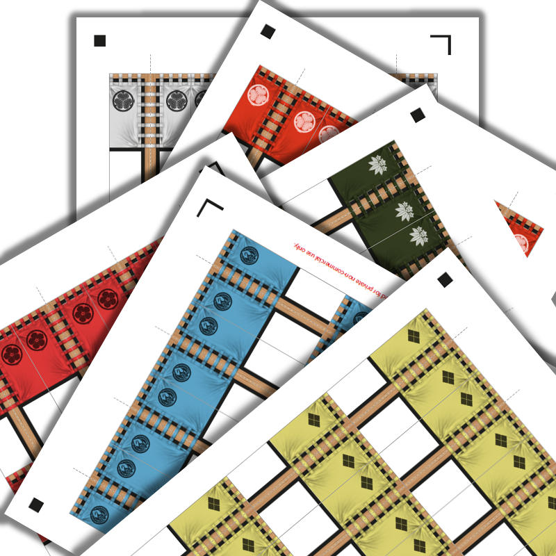Samurai Fleet Builder: Nobori / Sashimono / Clan Flags ...