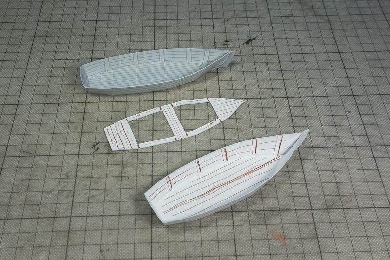 Simple Rowing Boat - PaperModelers.com