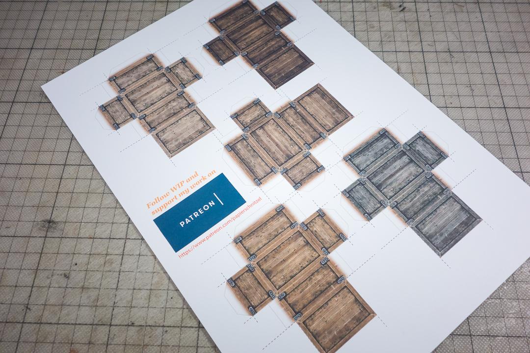 Free paper model terrain bits (APRIL released)