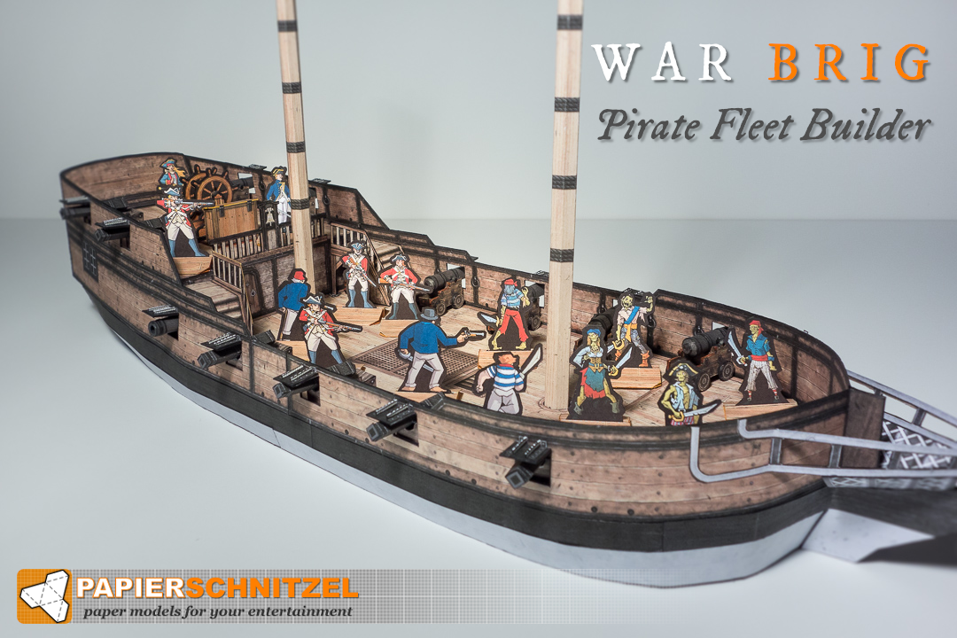 [Commercial] Pirate ship/Fleet builder: current model THE BRIG | Lead ...
