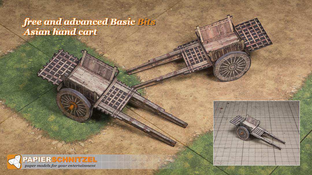 Asian handcart (scatter prop)